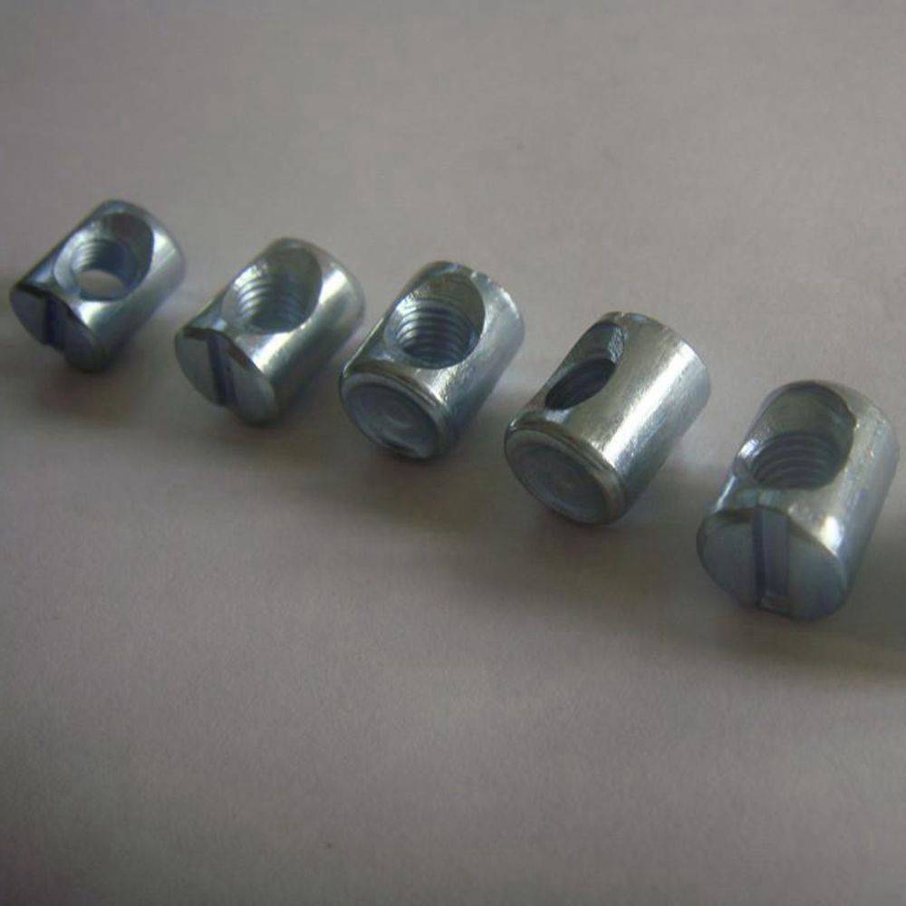 M4 M5 M6 M8 M10 Slotted Cross Dowel Barrel Nut With Hole - Huaxianglian